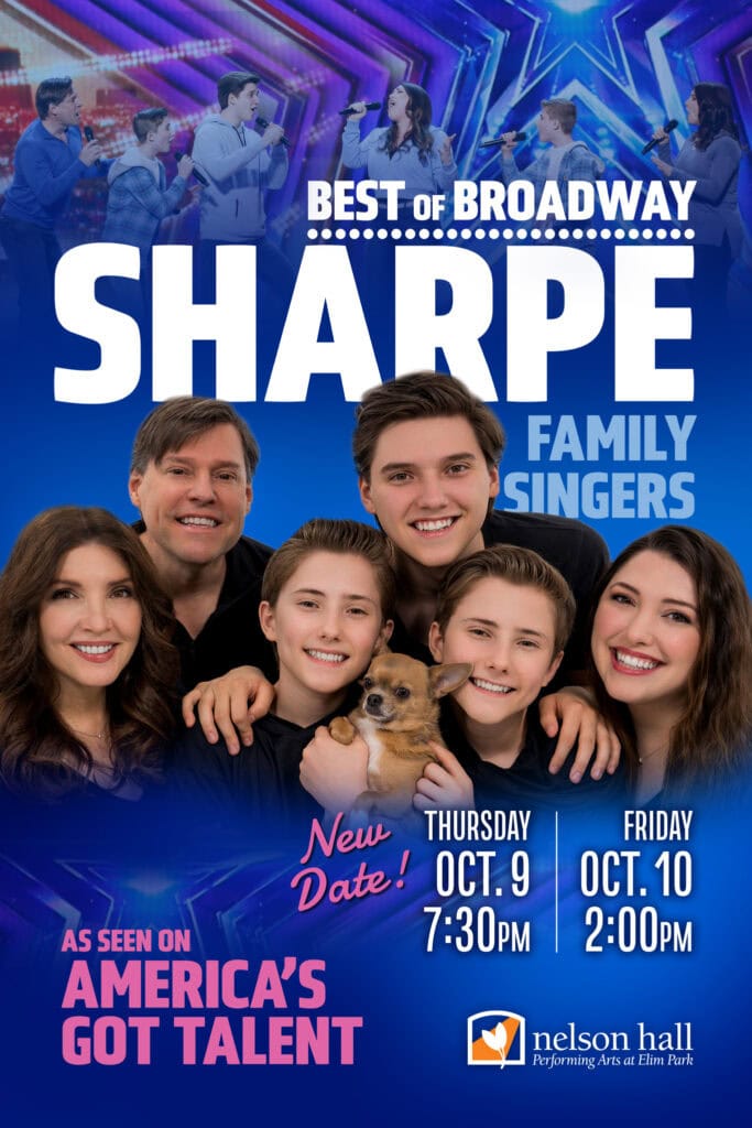 SHARPE FAMILY SINGERS – BEST OF BROADWAY | Nelson Hall